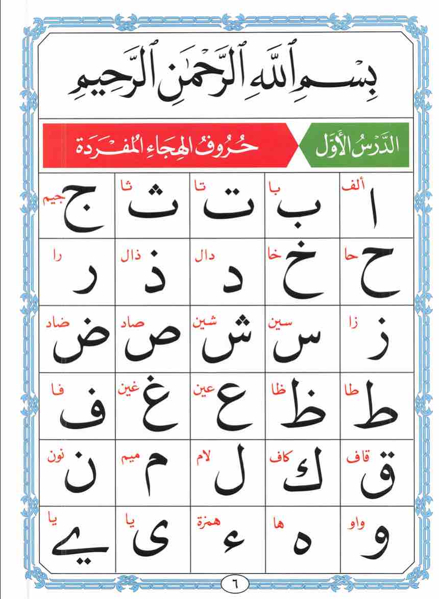 1- The single letters of the alphabet - Ulama institute Portal